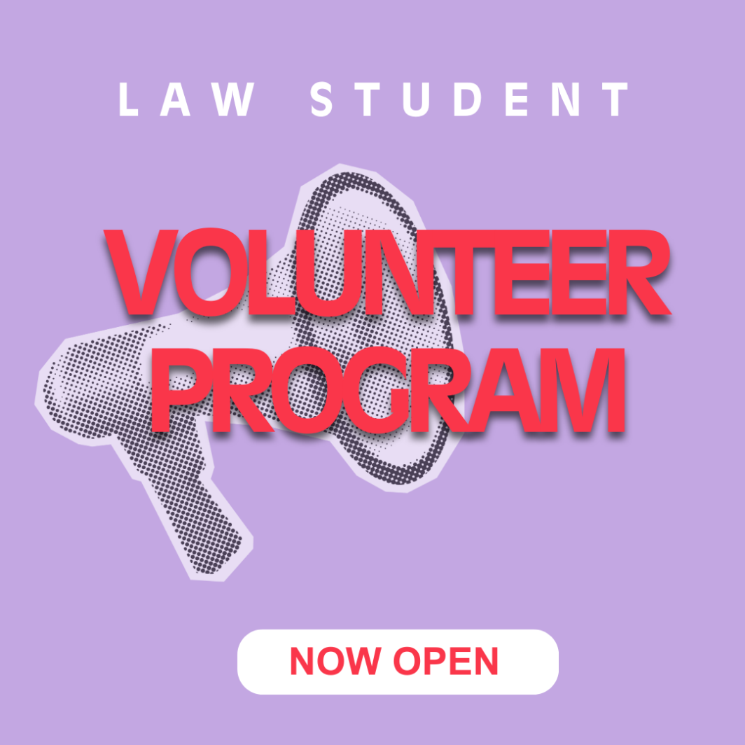 Applications now open: 2025 Law Student Volunteer Program - Working ...